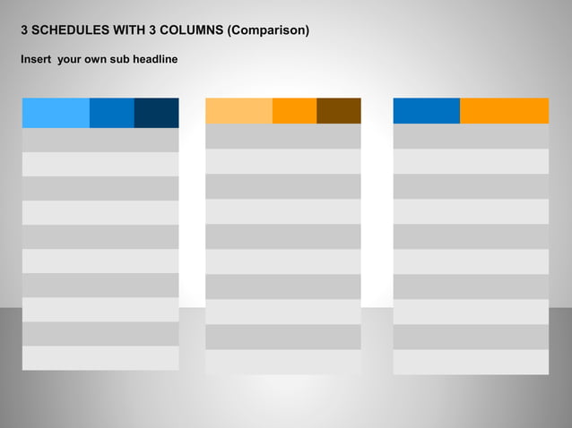 Columns and Rows for PowerPoint | PPT