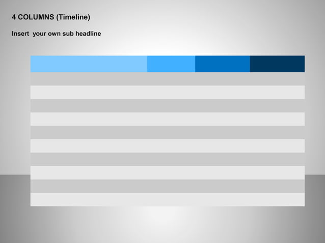 Columns and Rows for PowerPoint | PPT
