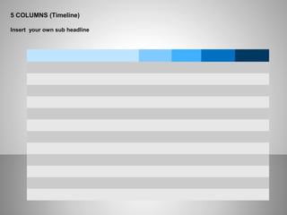 Columns and Rows for PowerPoint | PPT