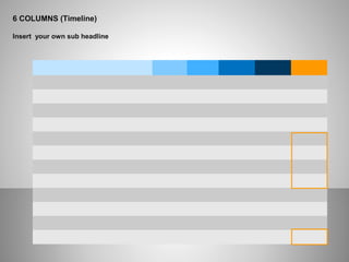 Columns and Rows for PowerPoint | PPT