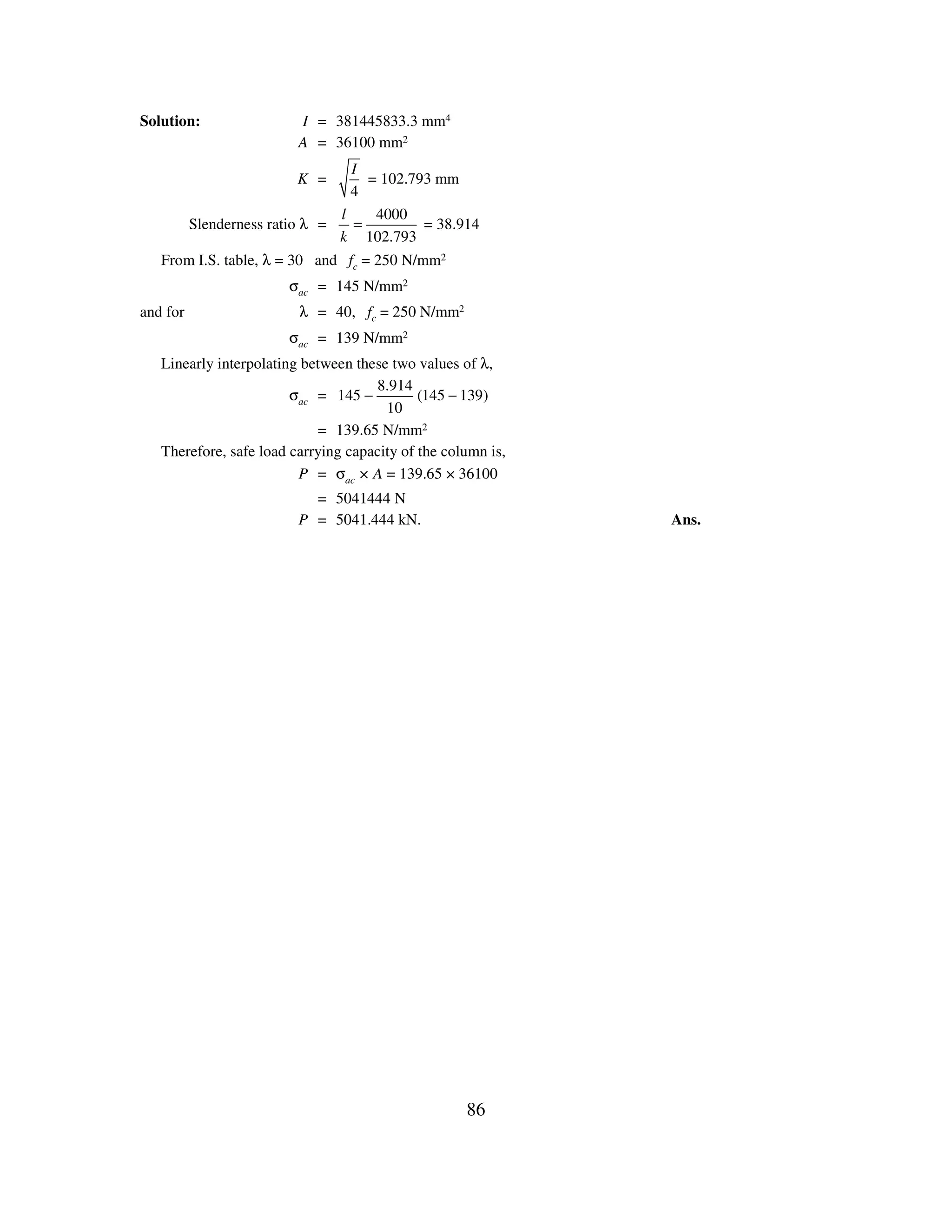 Columns and struts_-_solved | PDF