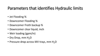 Columns and their hydraulic limits | PPTX