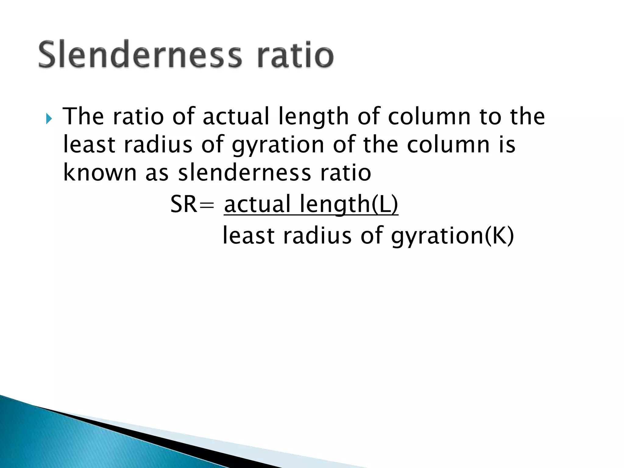 Columns and thin cylinders ppt | PPTX
