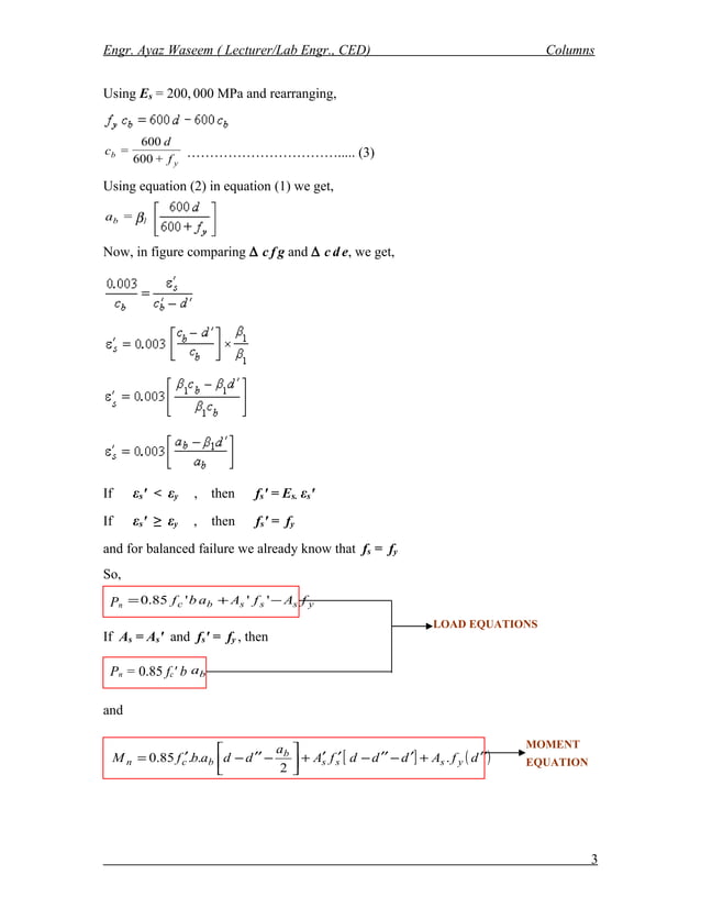 Columns lecture#4 | PDF