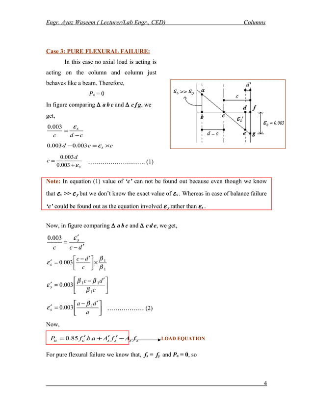 Columns lecture#4 | PDF