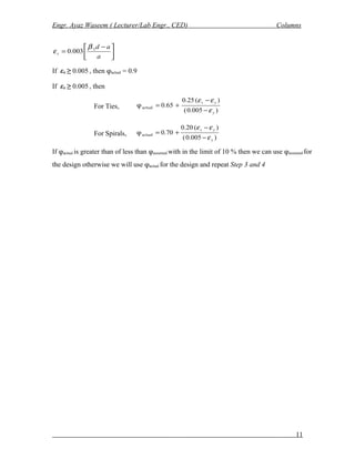 Columns lecture#6 | PDF