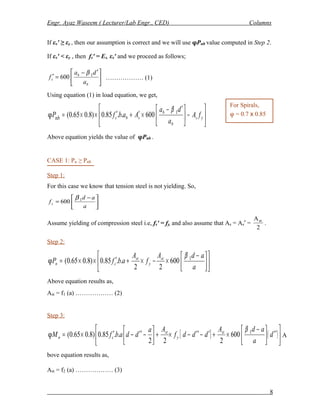 Columns lecture#6 | PDF