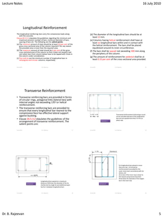 Columns rajeevan sir | PDF | Civil Engineering Industry | Industries