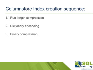 Clustered Columnstore Introduction | PDF