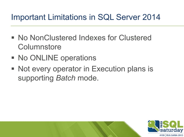 Clustered Columnstore Introduction | PDF