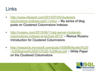 Clustered Columnstore Introduction | PDF