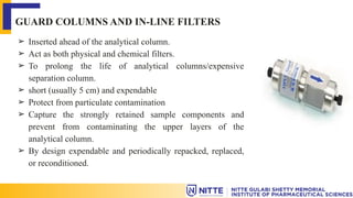Columns used in High performance liquid chromatography.pptx