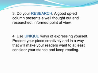 Column writing | PPSX