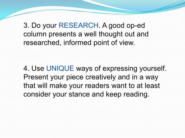 Column writing | PPSX