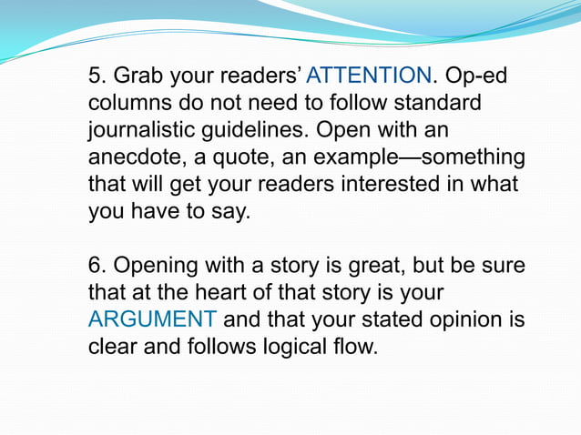 Column writing | PPSX