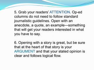 Column writing | PPT