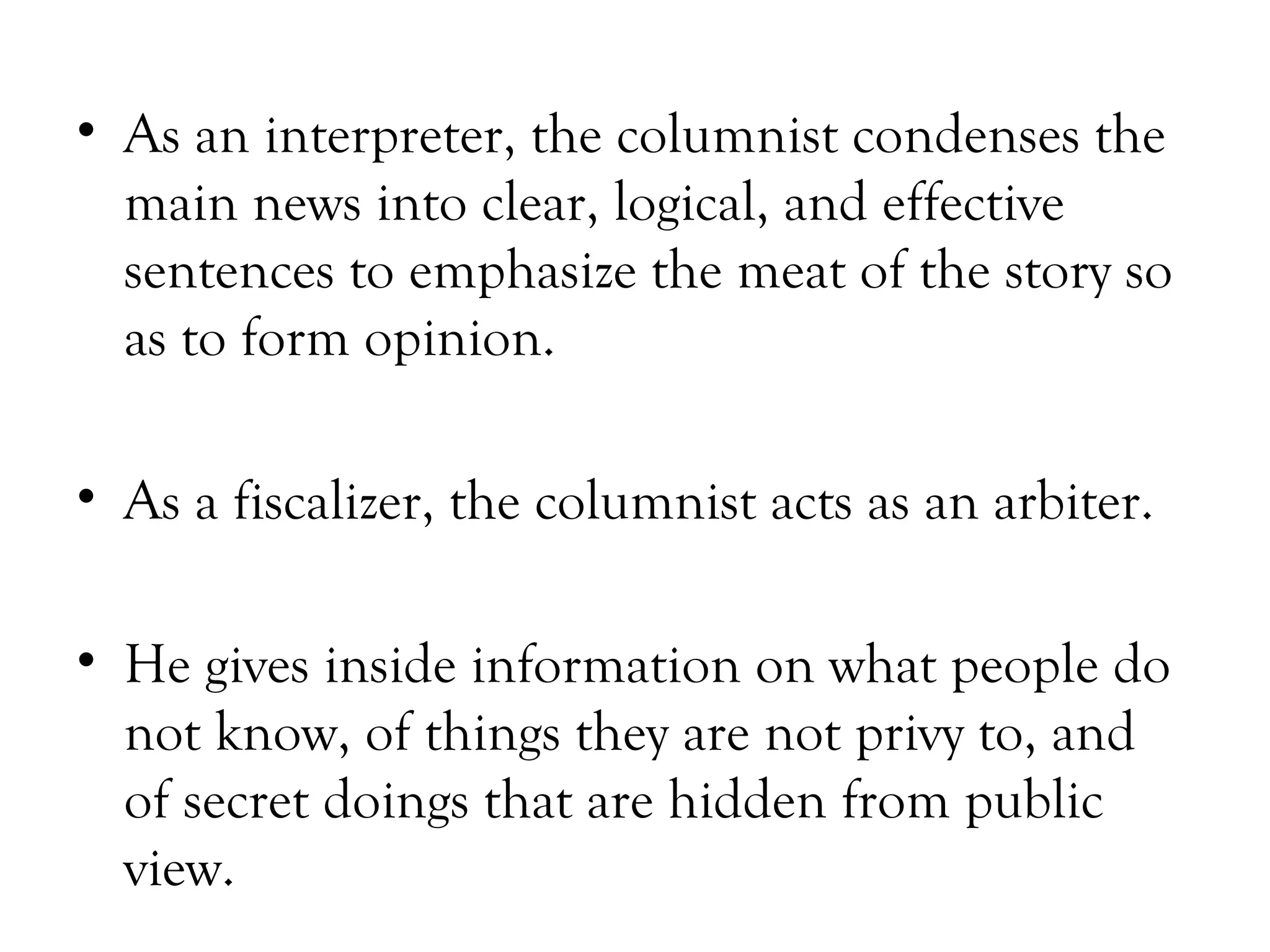 Column writing | PPT