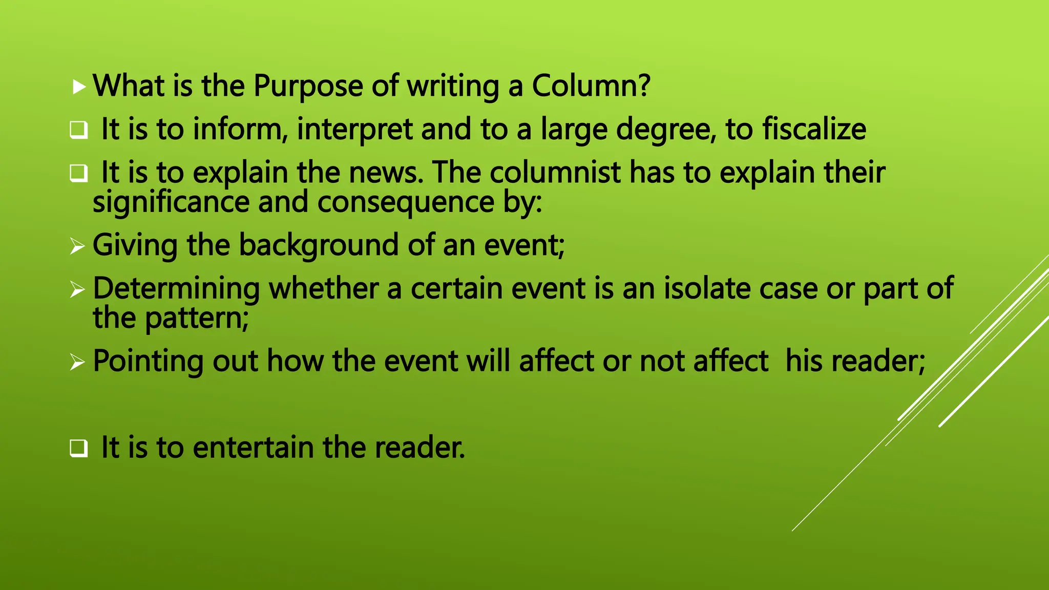 COLUMN WRITING.pptx1122113311441155116611 | PPTX