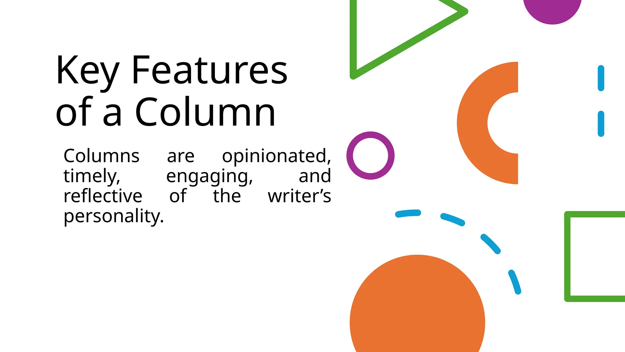 Column Writing sample ppt for lecture.pptx