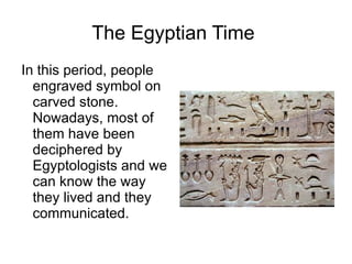 Communication over the time | PPT