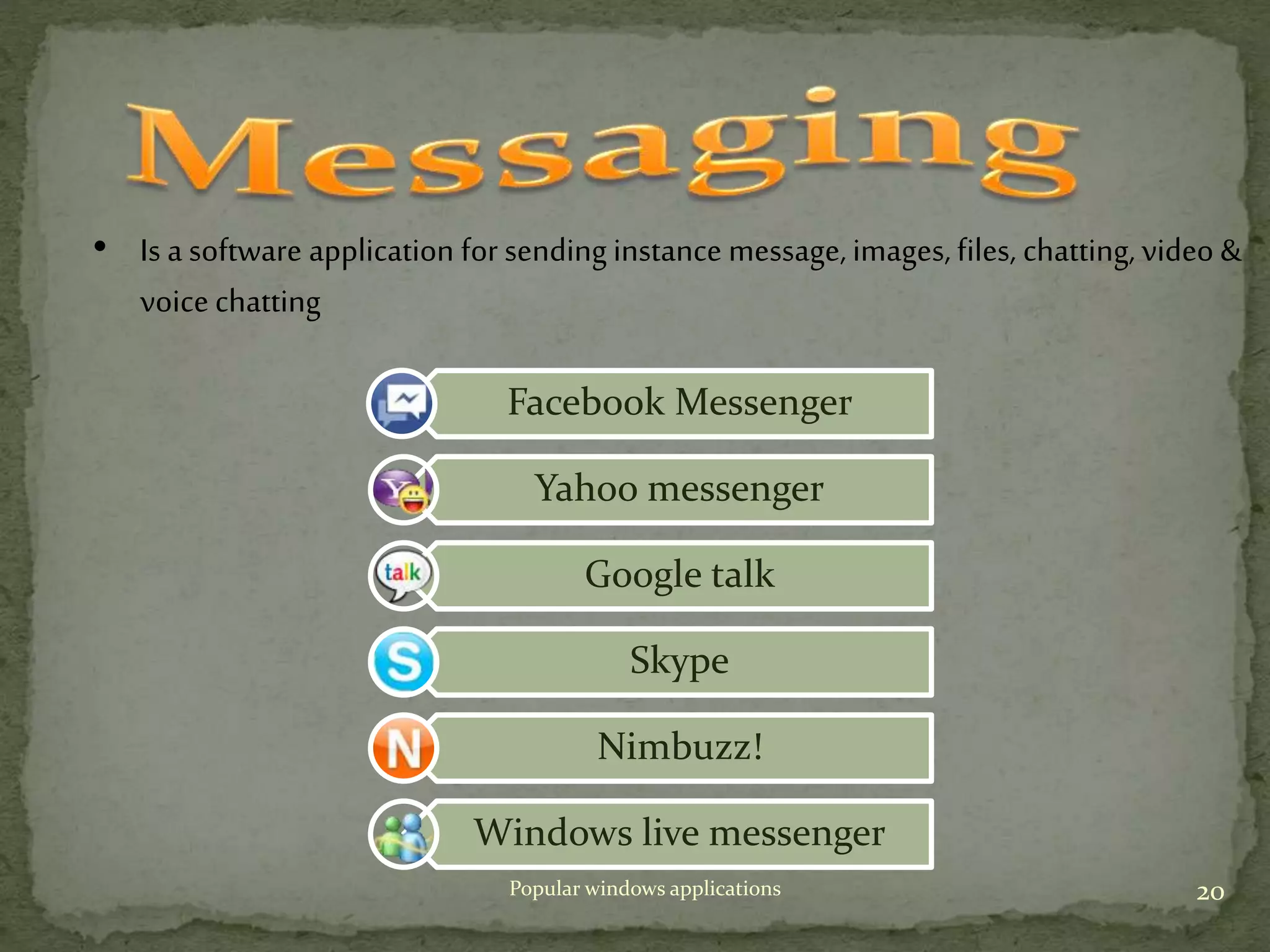 popular windows applications | PPTX