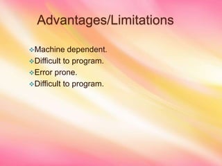 Programming languages | PPTX