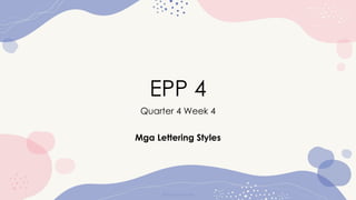 EPP 4 Quarter 4 Aralin 4 .pptx