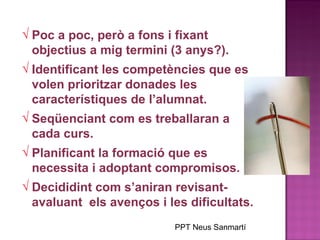 Com podem programar-les | PPT