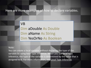Visual Programming | PPTX
