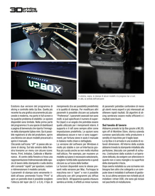 Recensione stampante 3D Tiertime Up Box distribuita da WL3D | PDF