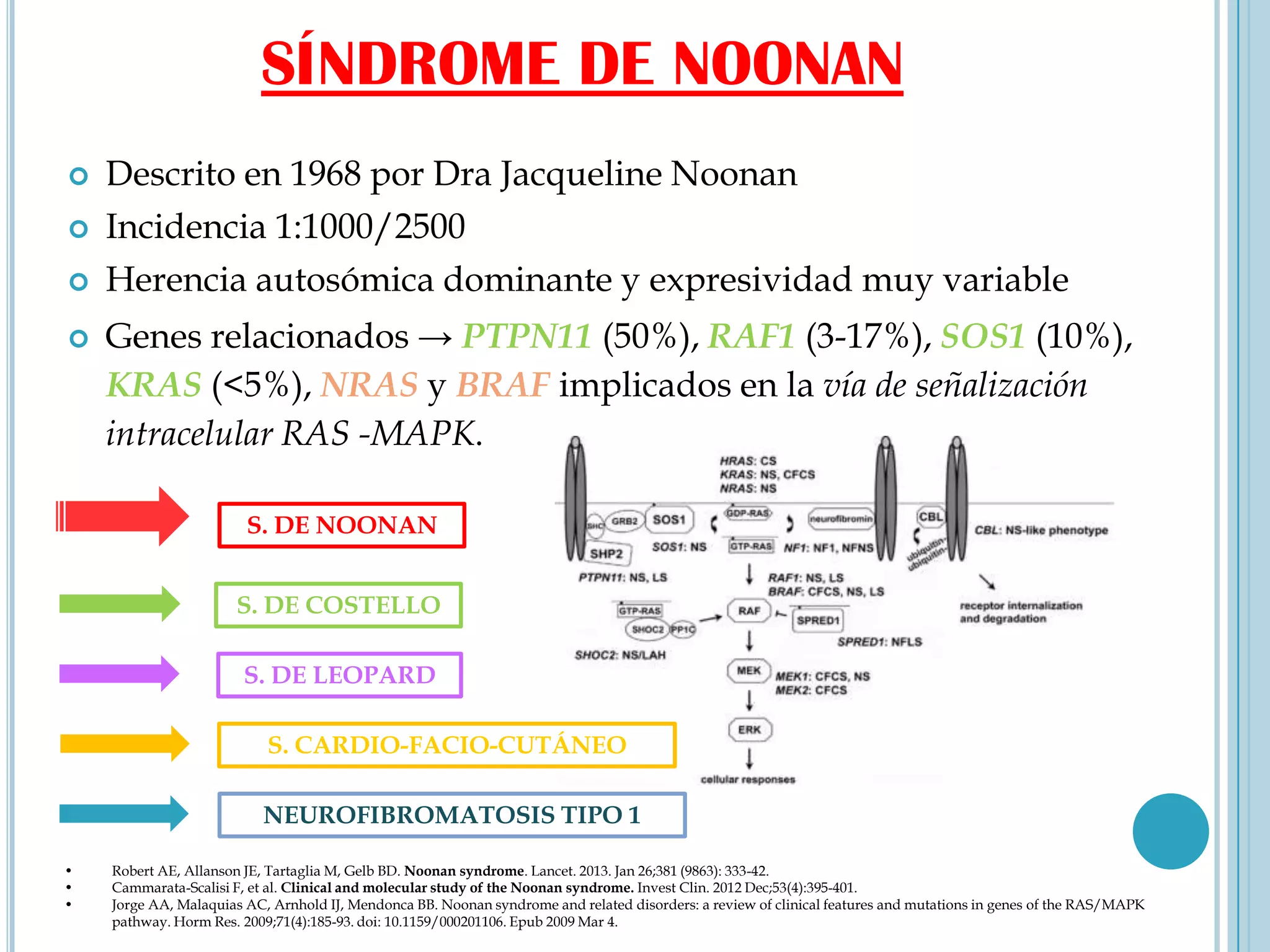 Deformidad vertebral en el síndrome de noonan | PPT