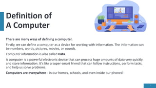 COMPUTER 101 PRESENTATION - Topic One.pptx