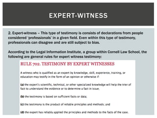 Types of Evidence & Understanding Credibility | PPT