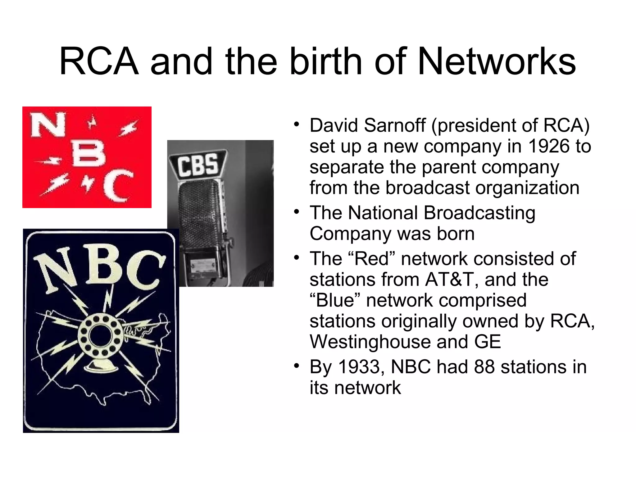 COM 110: Chapter 1 -- History of Broadcast Media | PPT