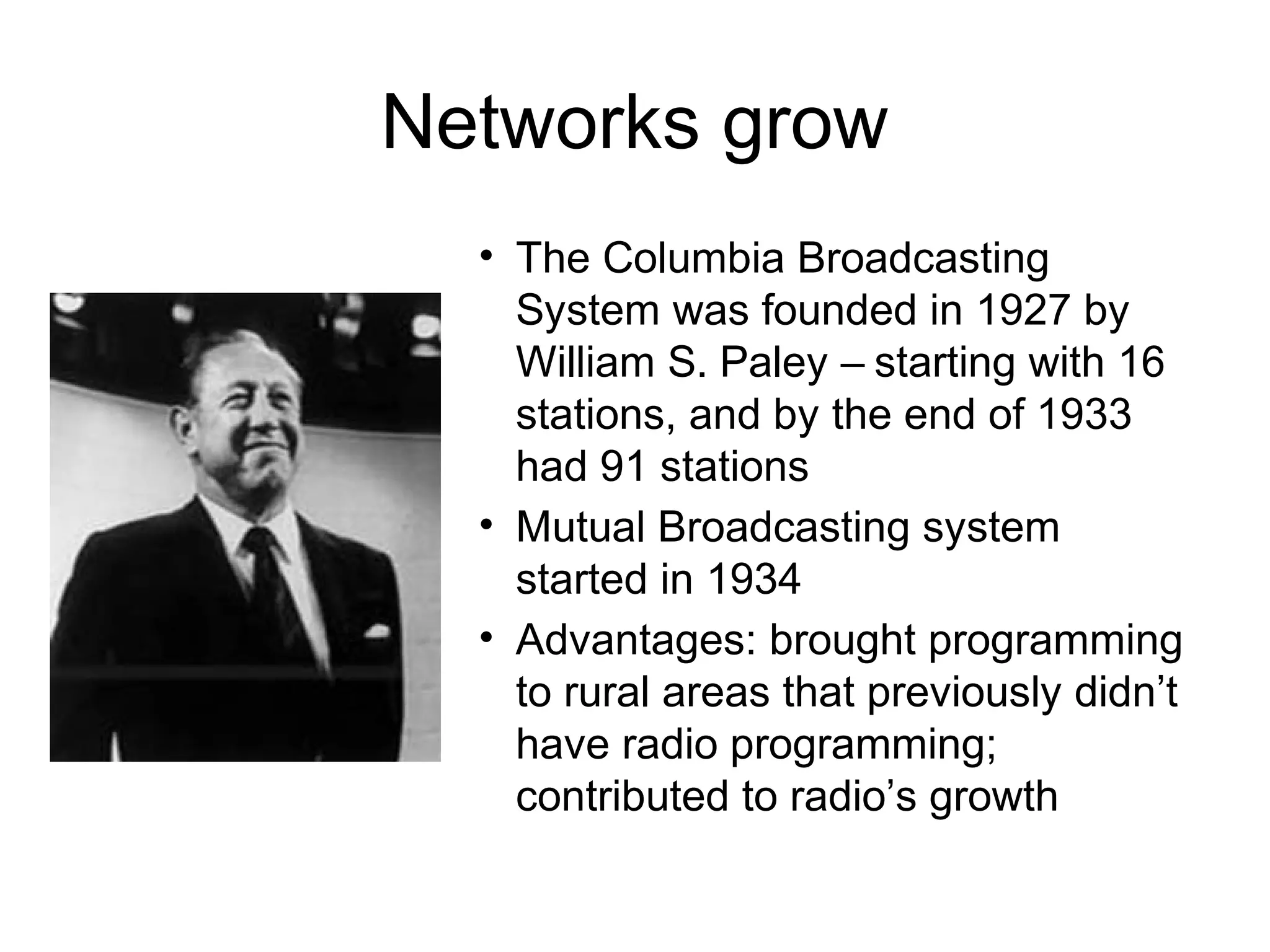 COM 110: Chapter 1 -- History of Broadcast Media | PPT