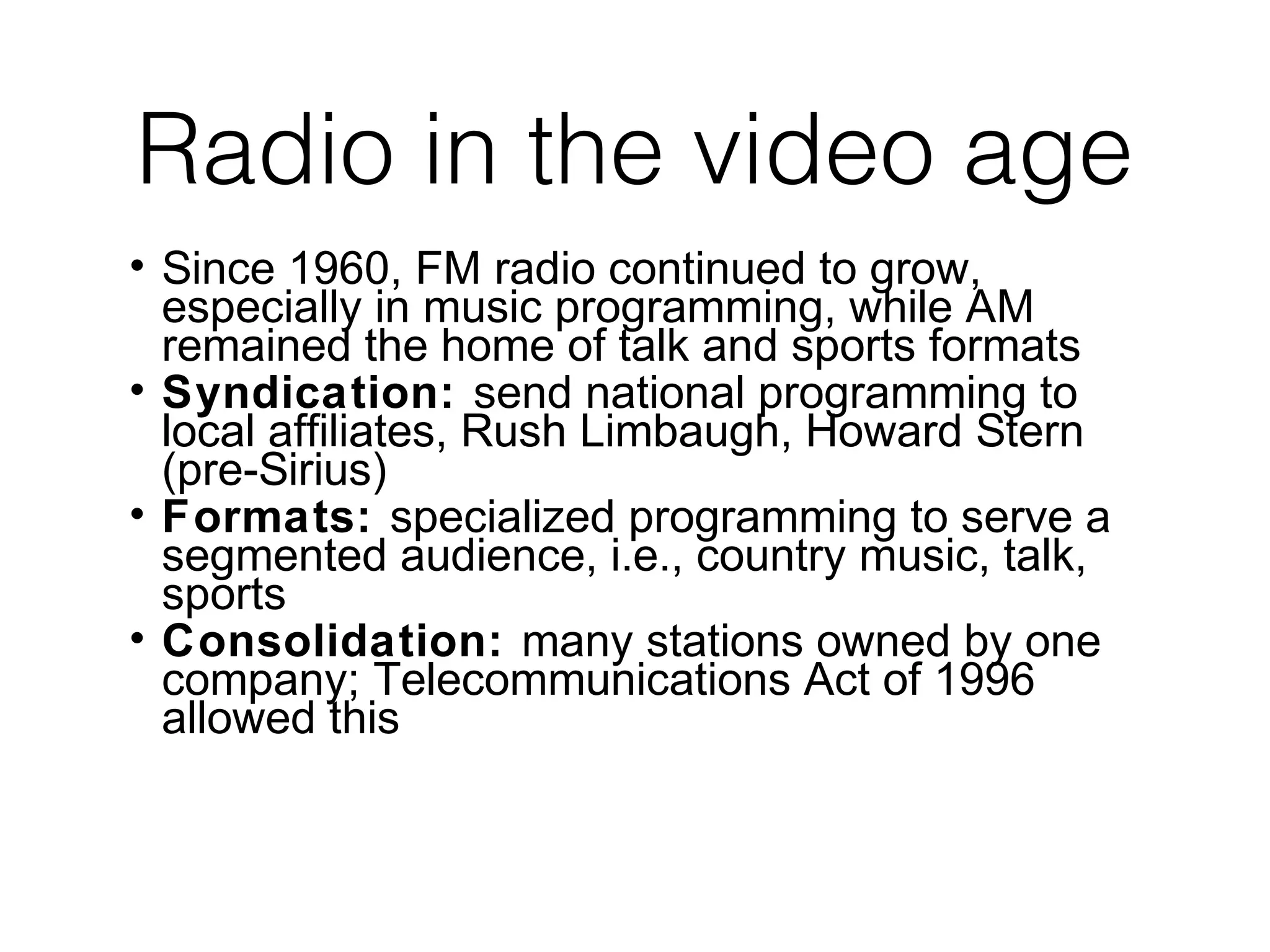 COM 110: Chapter 1 -- History of Broadcast Media | PPT