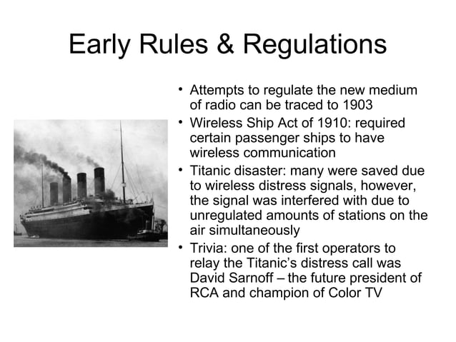 COM 110: Chapter 1 -- History of Broadcast Media | PPT | Technology ...
