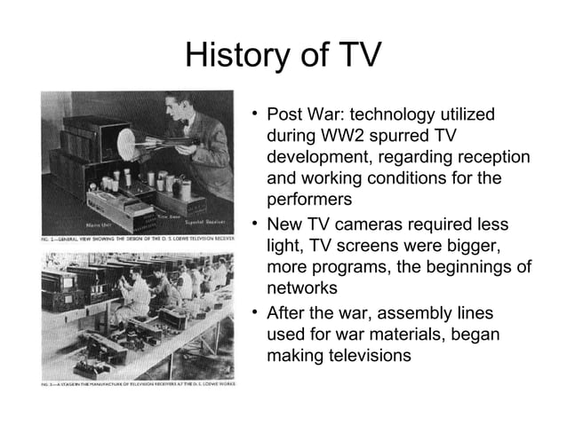 COM 110: Chapter 1 -- History of Broadcast Media | PPT | Technology ...