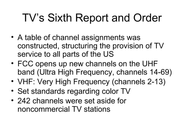 COM 110: Chapter 1 -- History of Broadcast Media | PPT | Technology ...