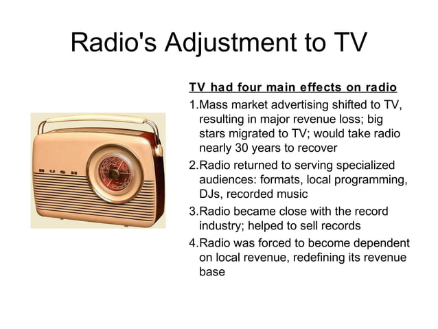 COM 110: Chapter 1 -- History of Broadcast Media | PPT | Technology ...