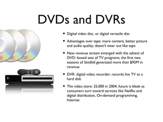 COM 110 | Chapter 2: History of Cable, Home Video, ad the Internet | PPT