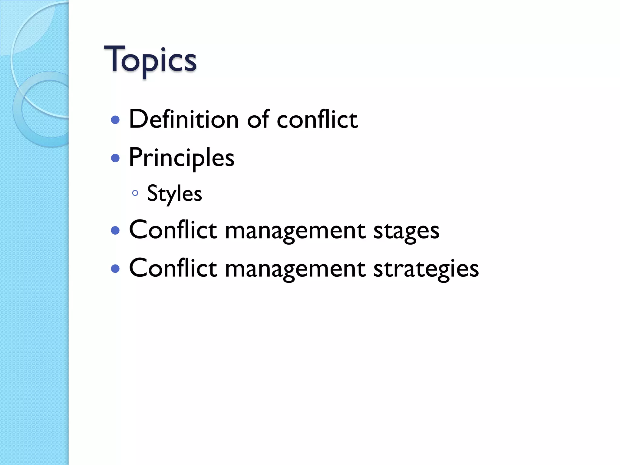 Com120 11 conflict part 1 | PDF