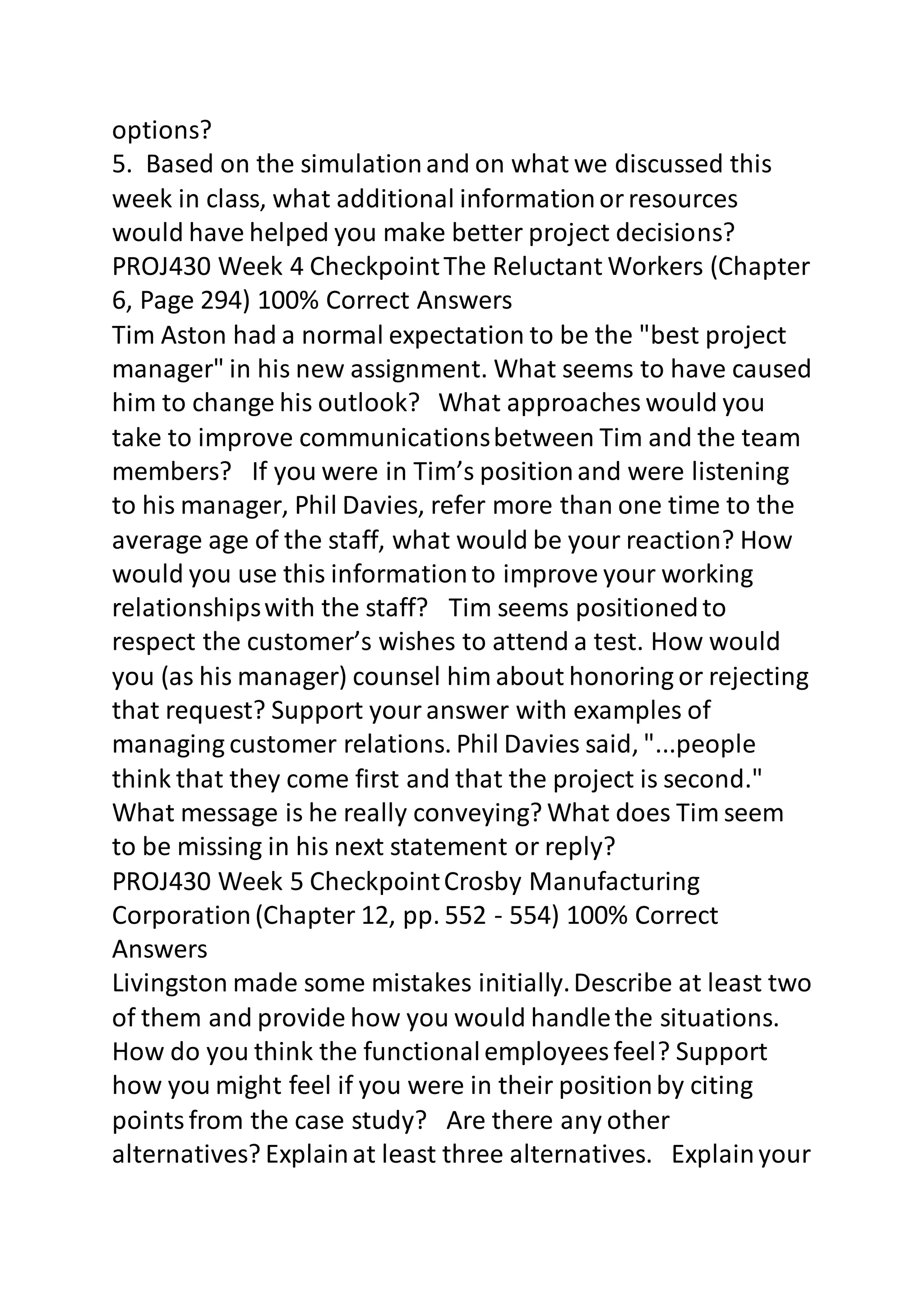 Com 140 check point different kinds of messages | DOCX