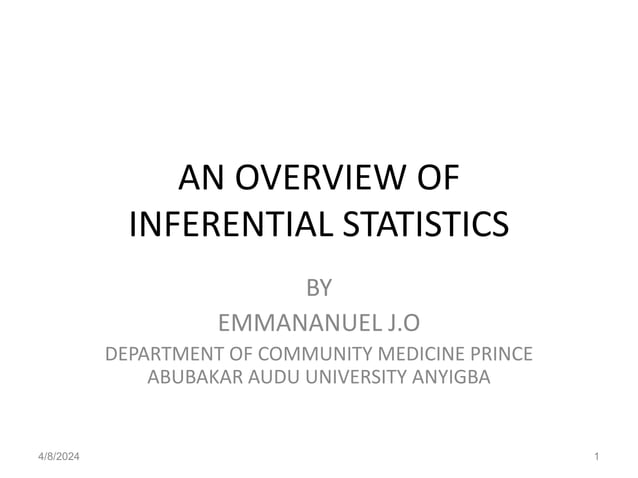 COM 301 INFERENTIAL STATISTICS SLIDES.ppt