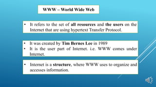 COM 311 LECTURE - 3.pptx | Web Design and HTML | Internet