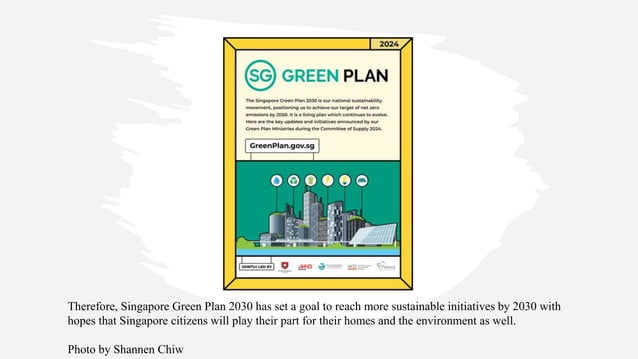 COM322A slide show singapore ambitious green plan 2030 | PPTX