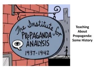 Defining Propaganda | PPTX