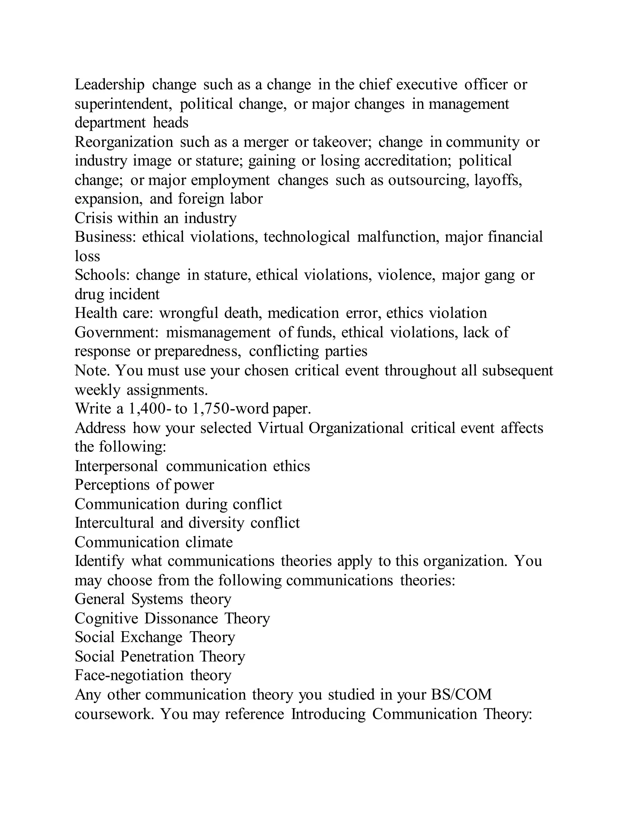 COM 480 Education Organization / snaptutorial.com