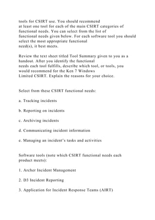 COM520 Written Assignment 7 Assignment Windows Incident.docx