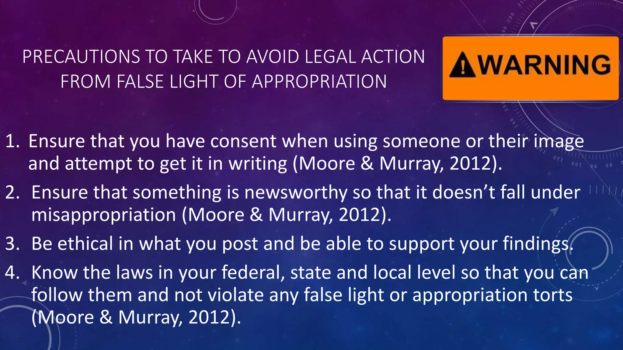 Com 530 7-1- presentation- false light and appropriation (1) | PPTX